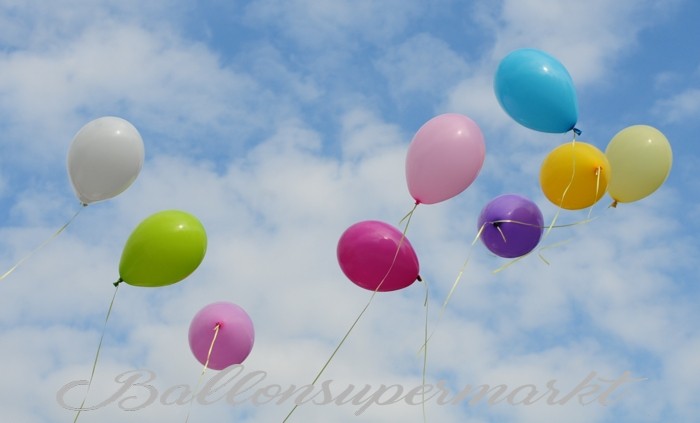 Luftballons-Bunt-gemischt-10-Stück-28-30-cm - Luftballons 30 cm ...