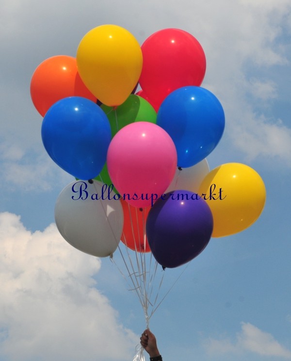 Jumbo Luftballons, Latex 40 x 36 cm Ø, 100 Stück / Farbauswahl - Jumbo ...