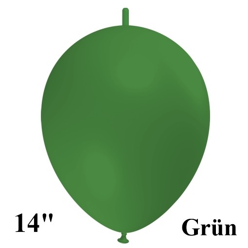 Link a Loon, Kettenballons, grün, 50 Stück - Link o Loons Luftballons ...