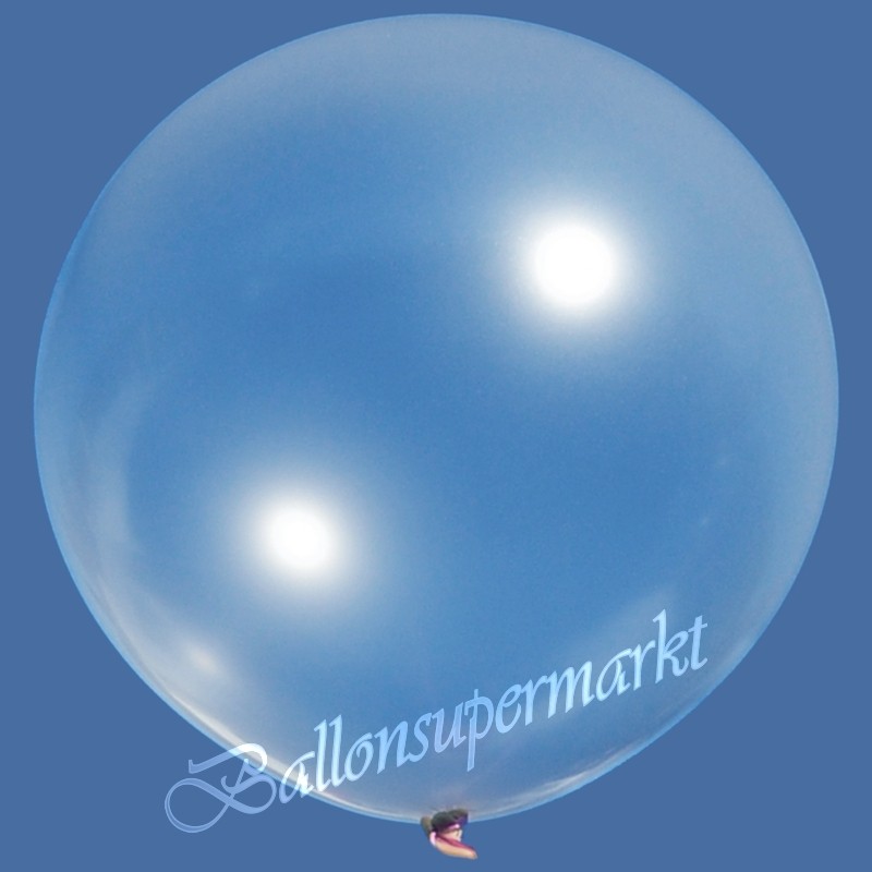 Transparente Luftballons 40cm Ø, Latex, 25 Stück
